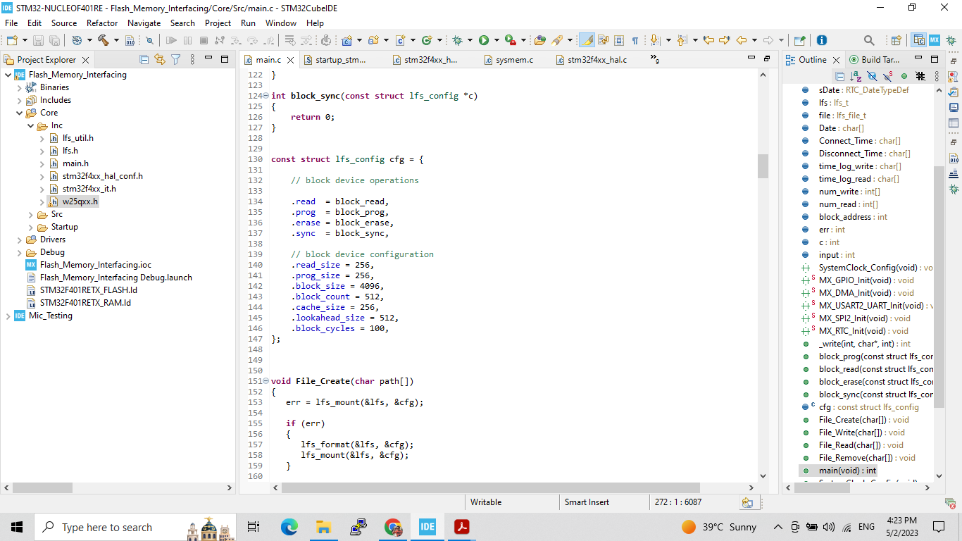 Bad and Superblock error at the closing of file · Issue #815 · littlefs-project/littlefs · GitHub