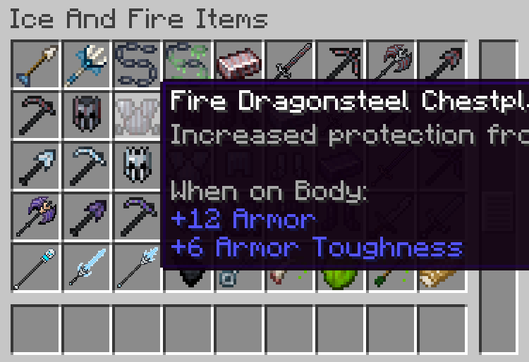Dragonsteel Armor Config Doesnt Work Ice And Fire Version 216 · Issue 3700 · Alexmodguy