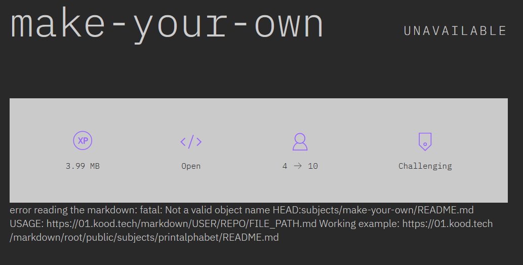 make-your-own subject · Issue #837 · 01-edu/public · GitHub
