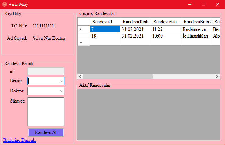 GitHub - Selva-Nur-Boztas/HastaneOtomasyonu: Hospital Automation Project with C#(windows forms ...