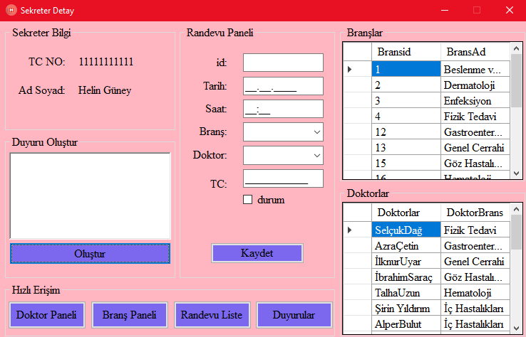 GitHub - Selva-Nur-Boztas/HastaneOtomasyonu: Hospital Automation Project with C#(windows forms ...