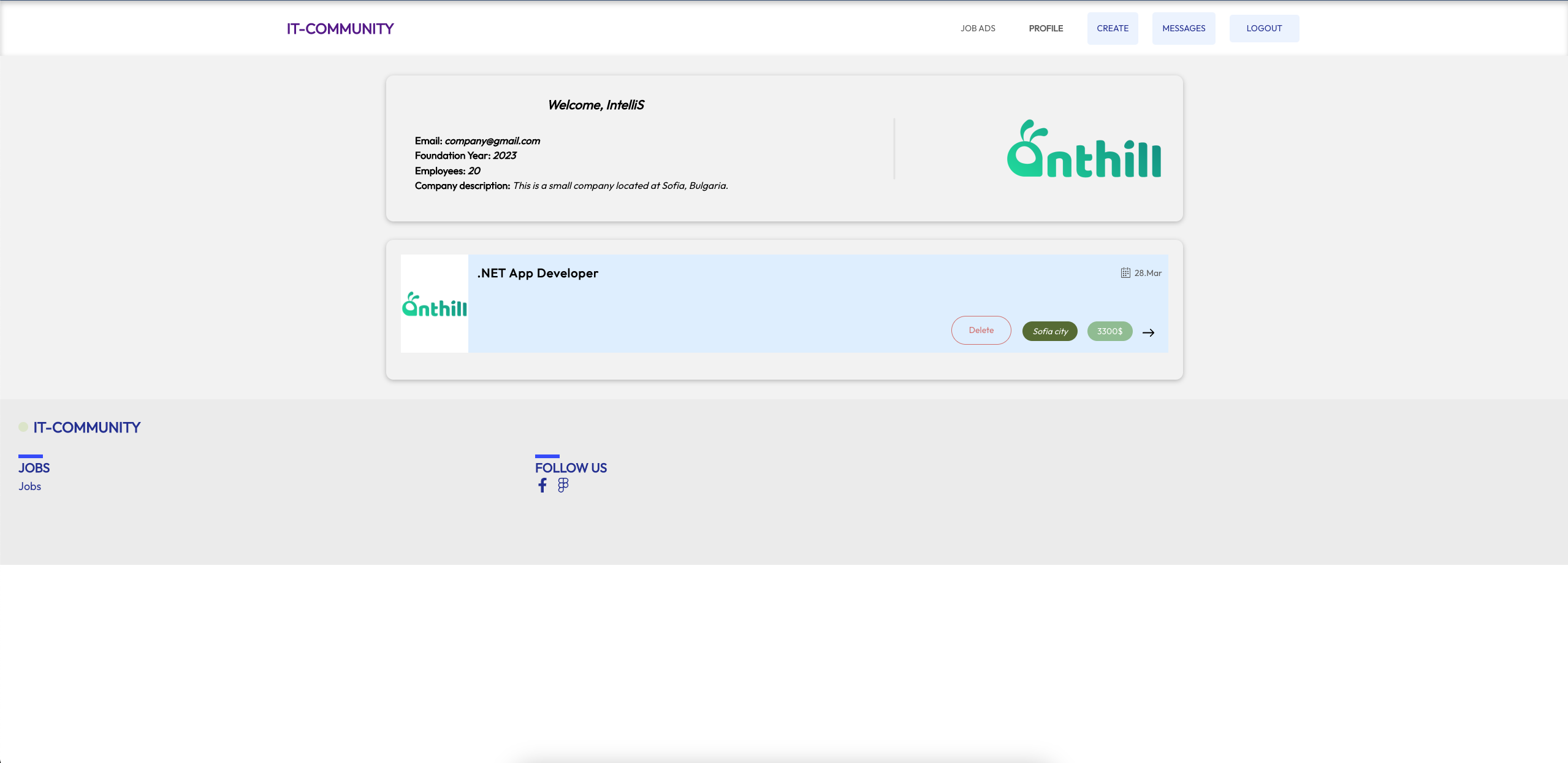GitHub - antoanparashkevov/it-community-react