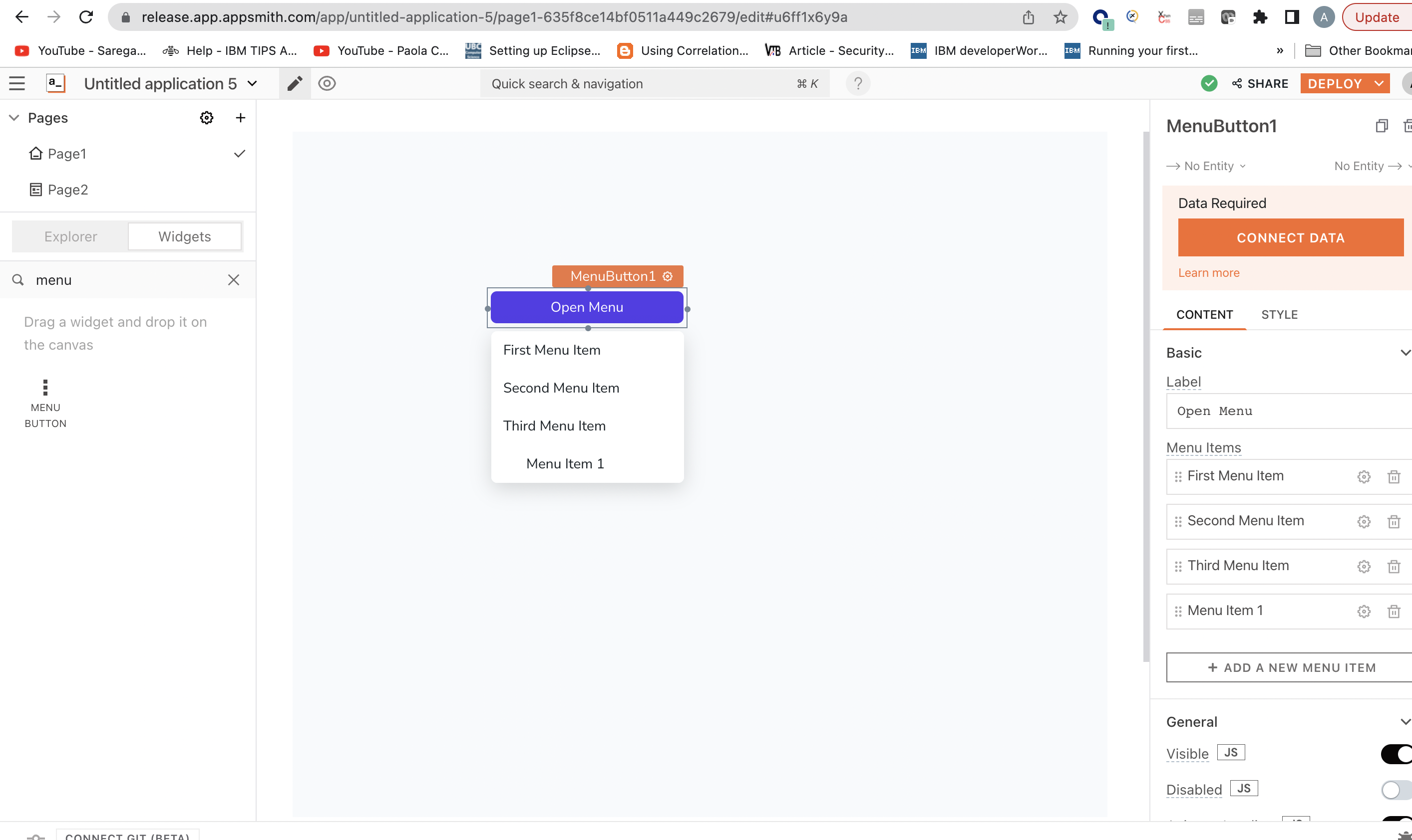 [Bug]: Menu widget : After adding new item last item is displayed right aligned · Issue #17992 ...