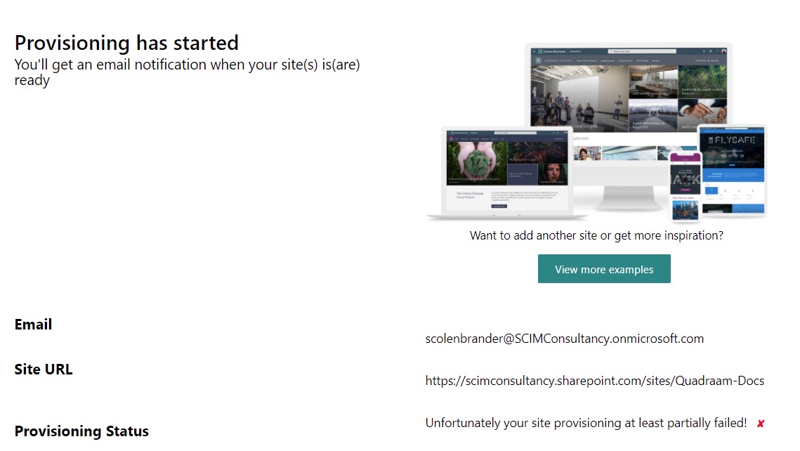 Microsoft LookBook Sharepoint provisioning Failure #2 · Issue #422 · SharePoint/sp-provisioning ...