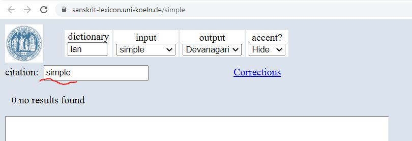Simplify link to simple-search · Issue #5 · sanskrit-lexicon/csl-homepage · GitHub