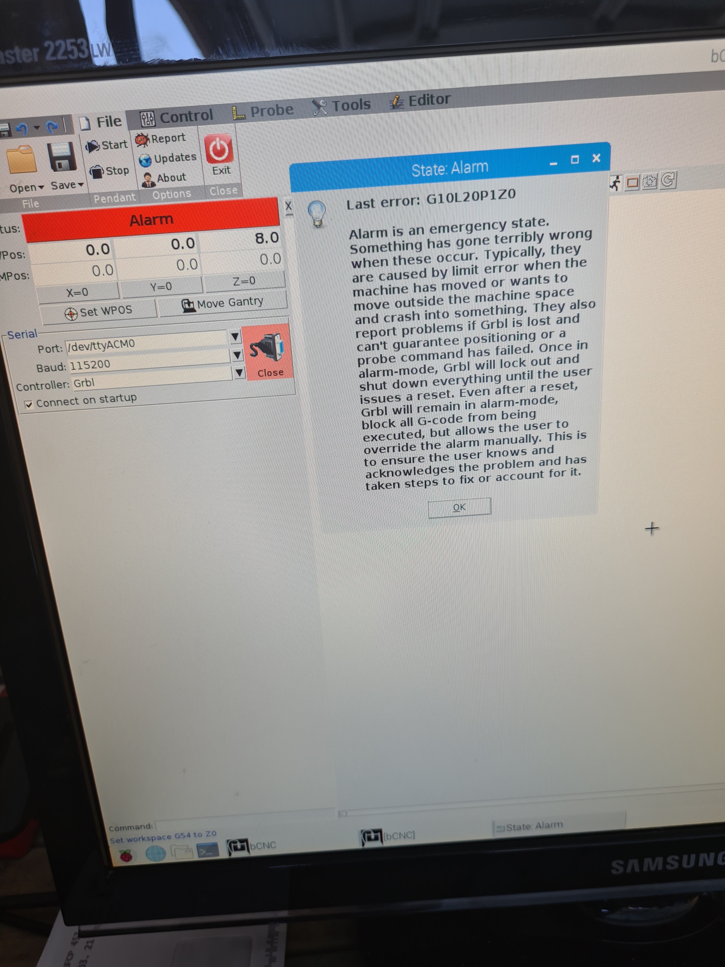 BCNC ERROR 9 · Issue #1022 · gnea/grbl · GitHub