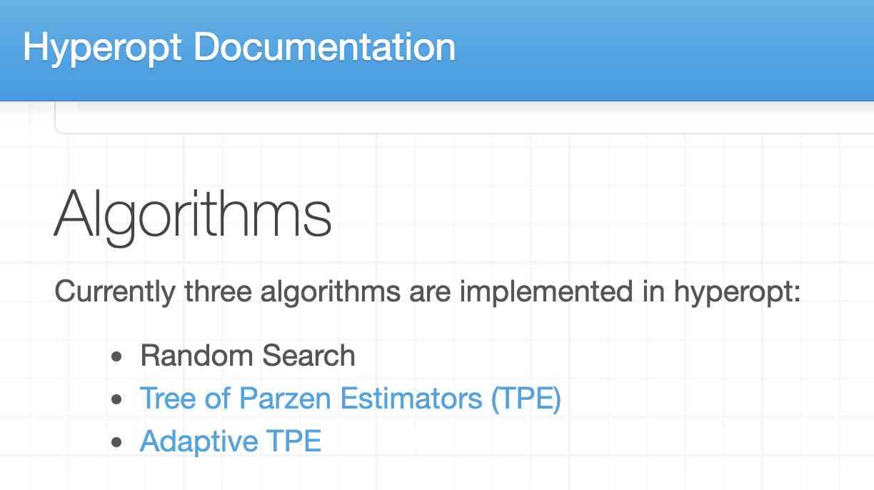 Linke to Adaptive TPE is broken in the doc · Issue #828 · hyperopt/hyperopt · GitHub