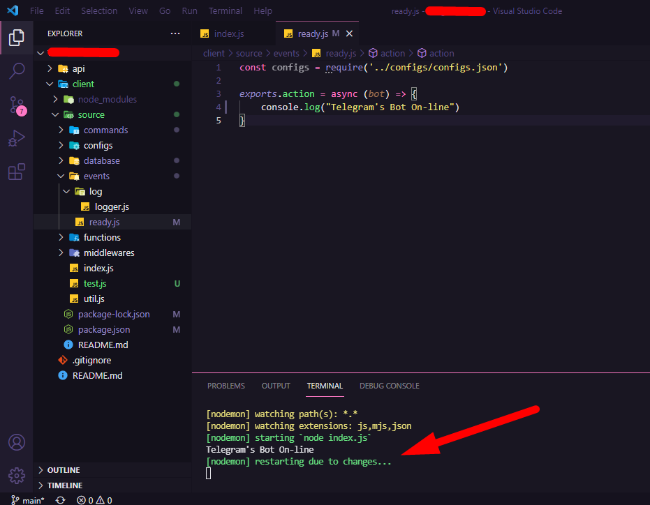 Nodemon infinite "restarting due to changes" · Issue #1910 · remy/nodemon · GitHub