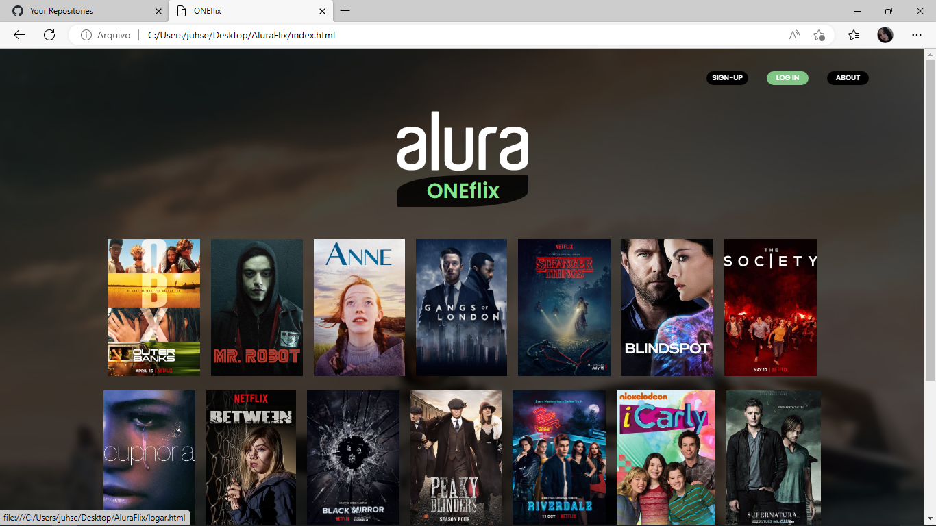 GitHub - julianemayara/ALURAFLIX-IMERSAODEV: Alura | Participei da 5ª ...