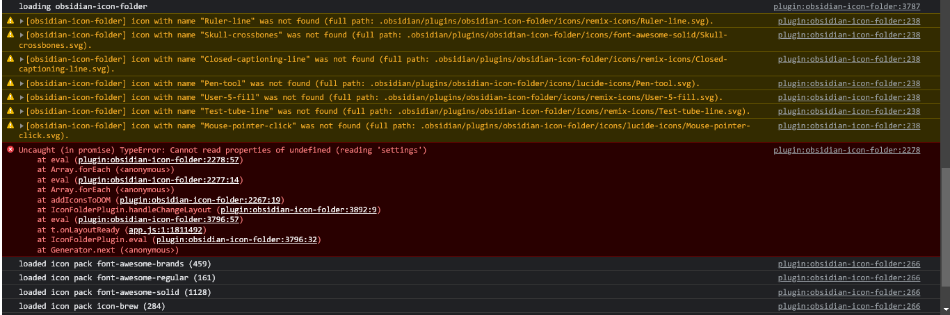 Plugin enabled but no "options" page · Issue #169 · FlorianWoelki/obsidian-iconize · GitHub