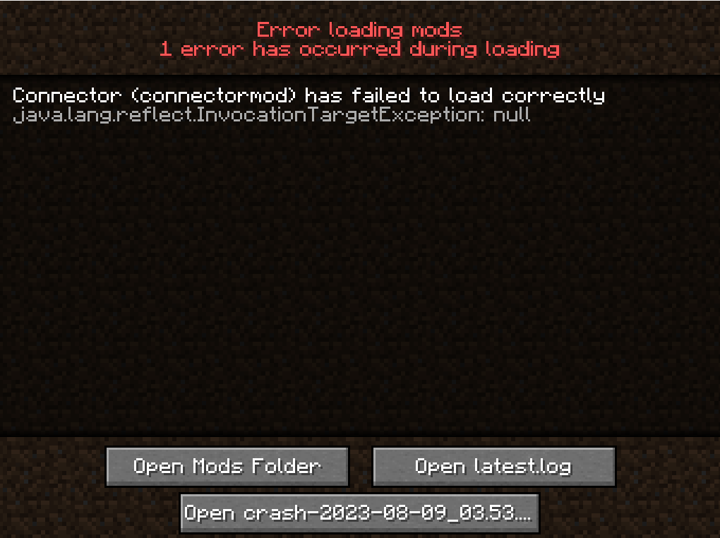 Error during loading · Issue #17 · Sinytra/Connector · GitHub