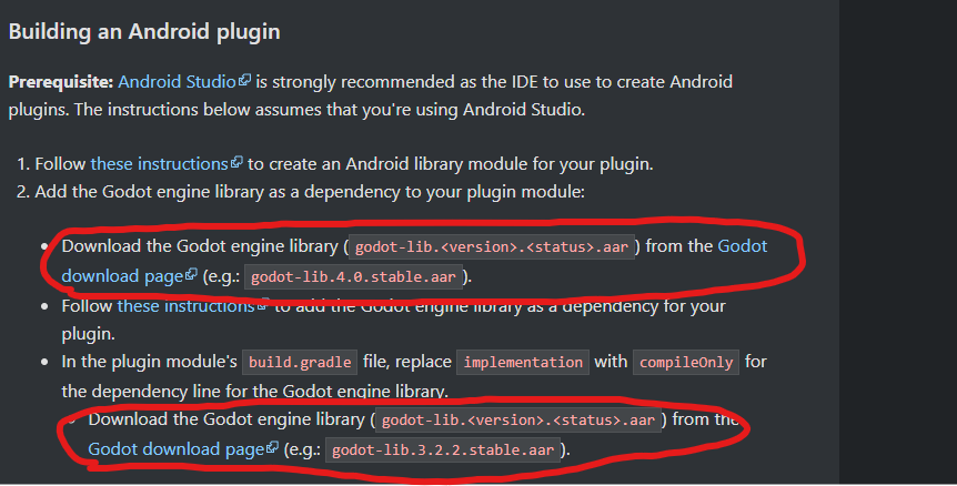 Copy-paste errors in Creating Android plugins section · Issue #5551 · godotengine/godot-docs ...