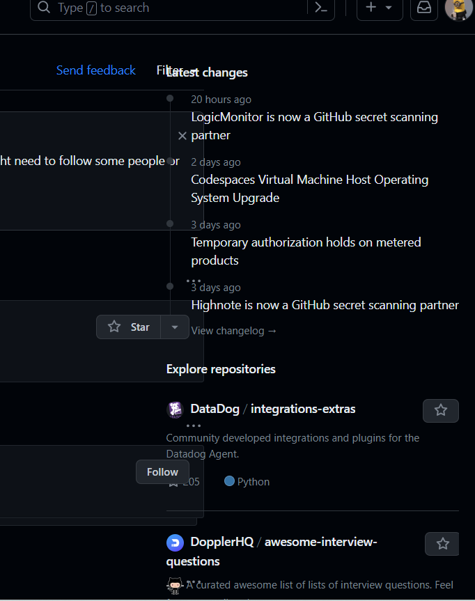 Issue with Github UI · community · Discussion #55995 · GitHub