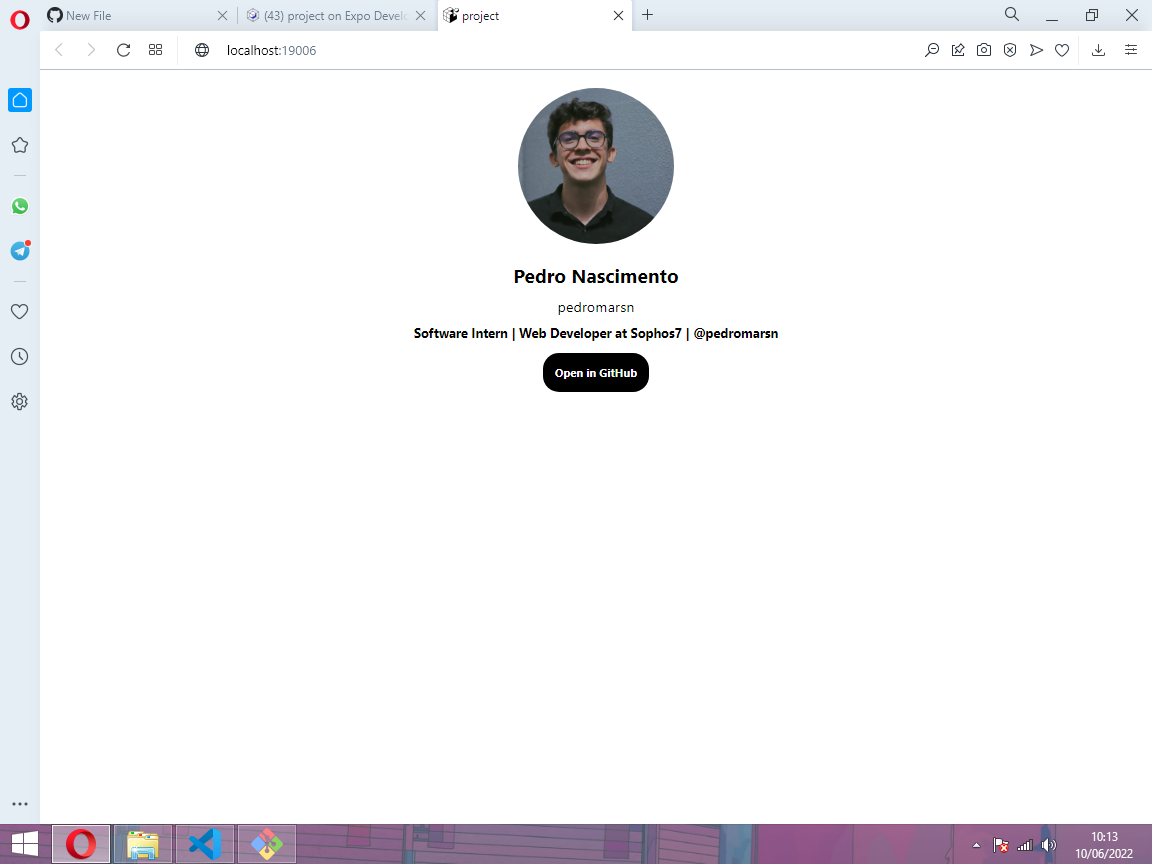 GitHub - pedromarsn1/react-native-profile