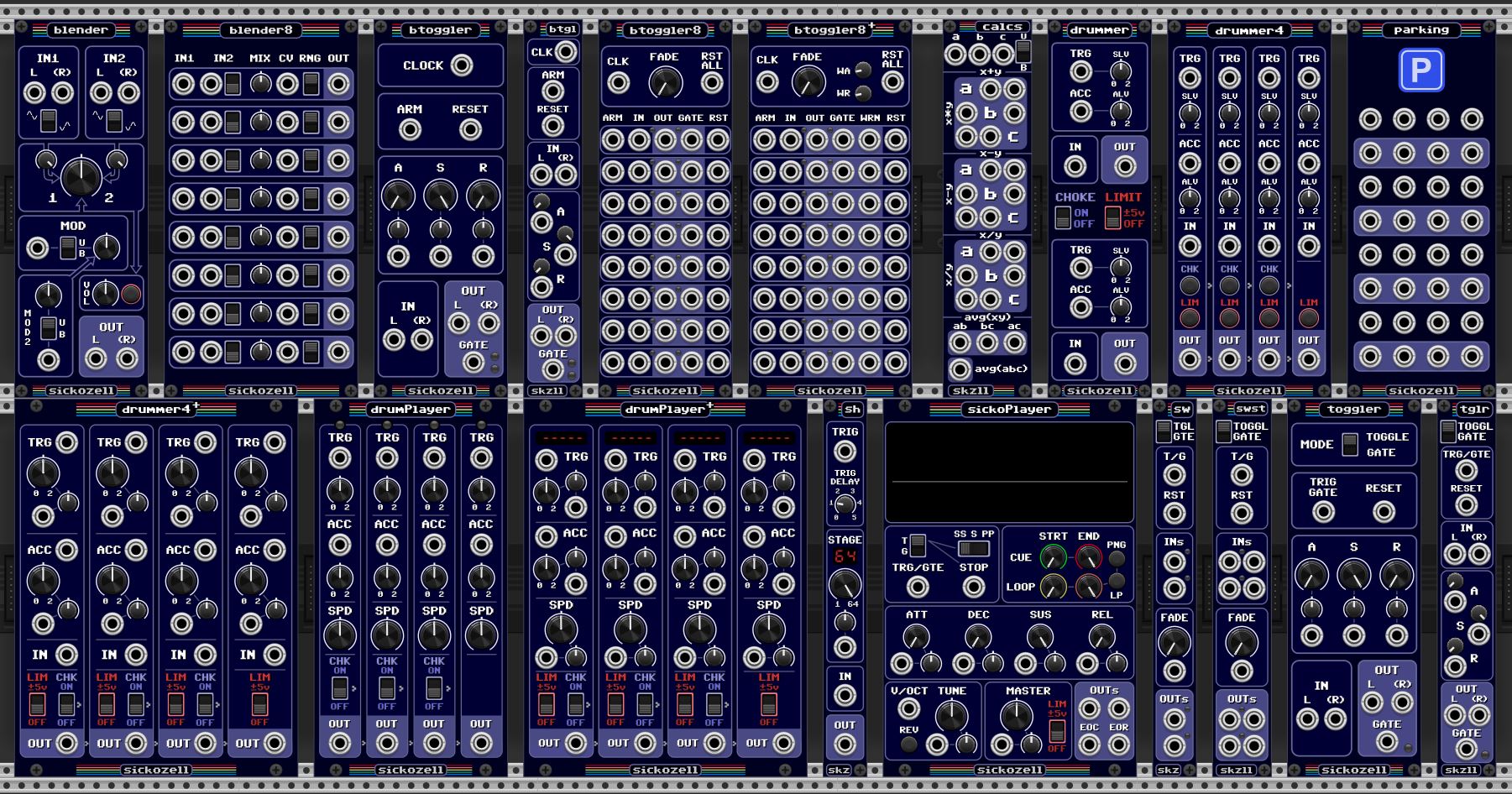 GitHub - sickozell/SickoCV: VCV Rack plugin modules