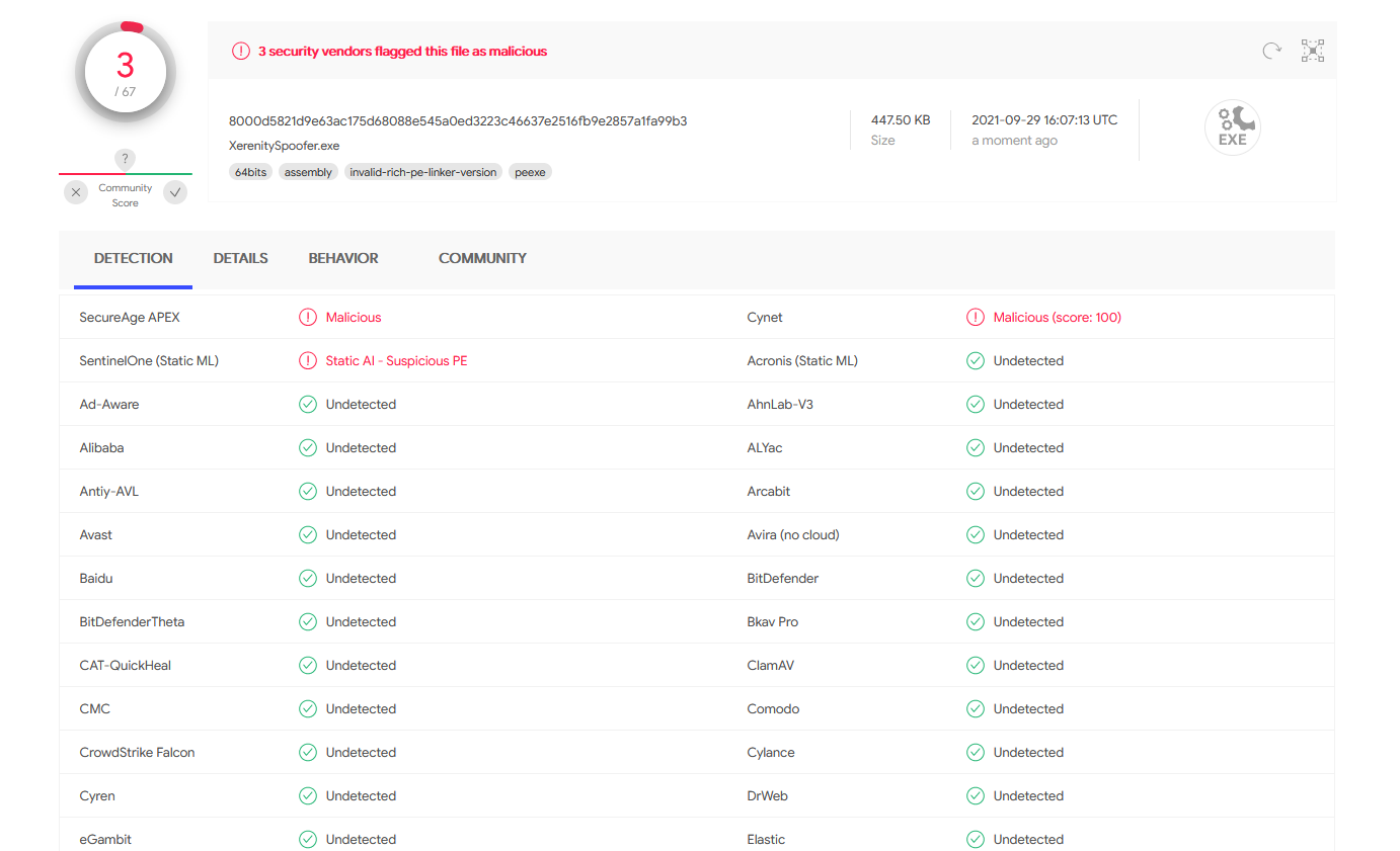 GitHub - Sn8ow/Xerenity: Fortnite, Valorant, Apex Legends and more games Spoofer