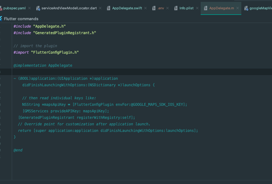 Using With Swift Appdelegate · Issue 15 · Byneappllcflutterconfig · Github