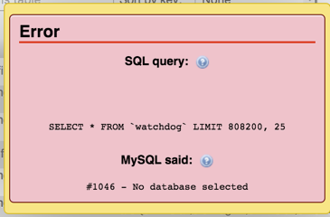 No database selected when paging rows · Issue #14427 · phpmyadmin/phpmyadmin · GitHub