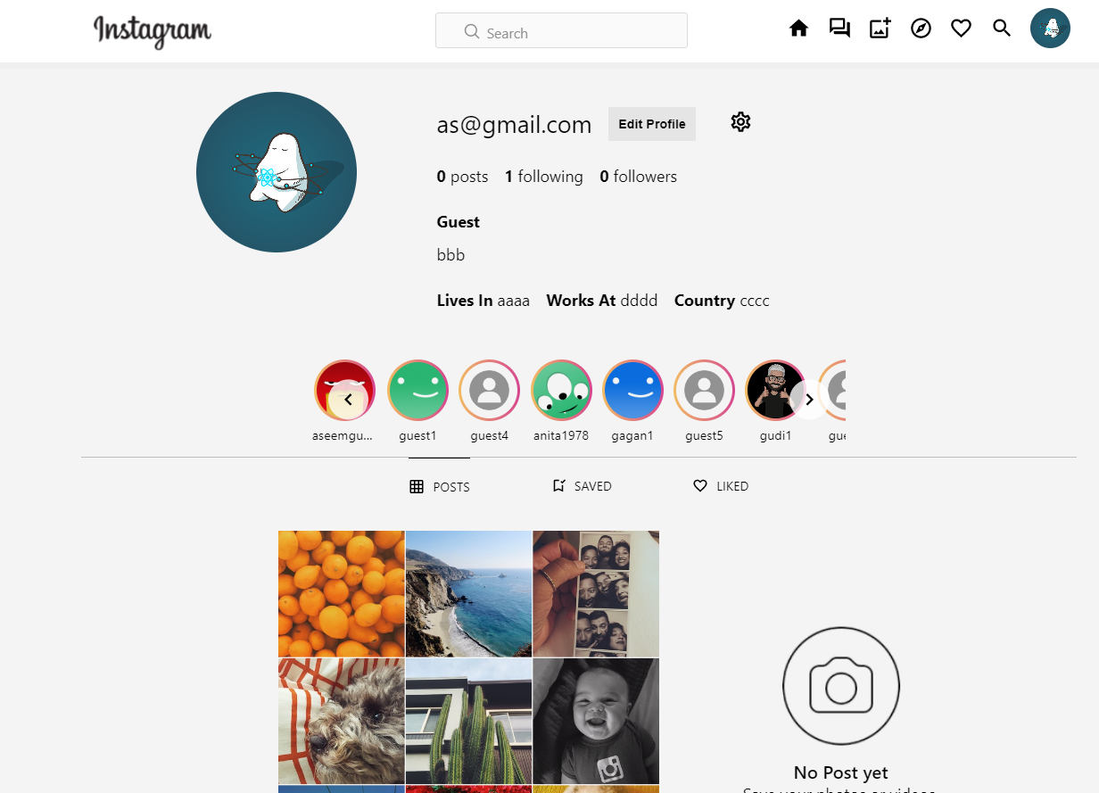 GitHub - Srajeta-Gupta/instagram-clone