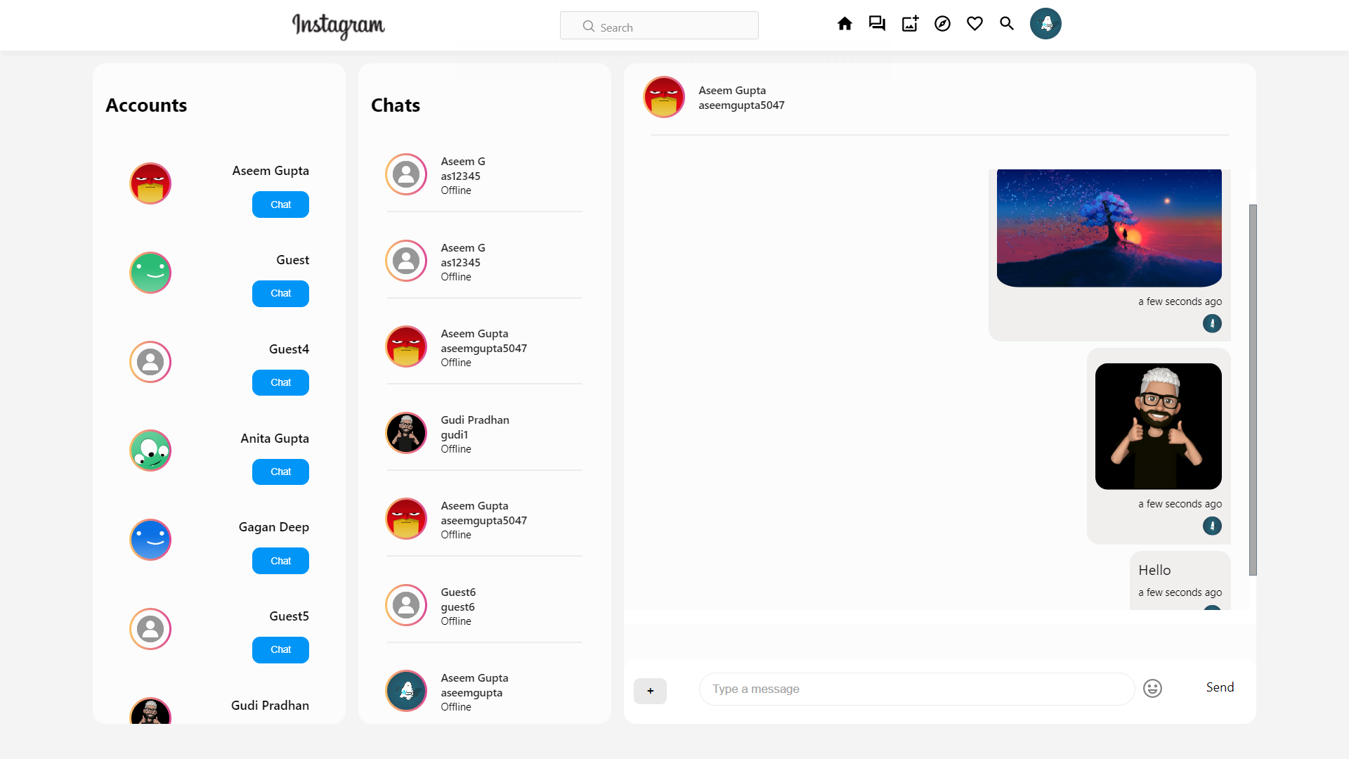GitHub - Aseem5047/instagram