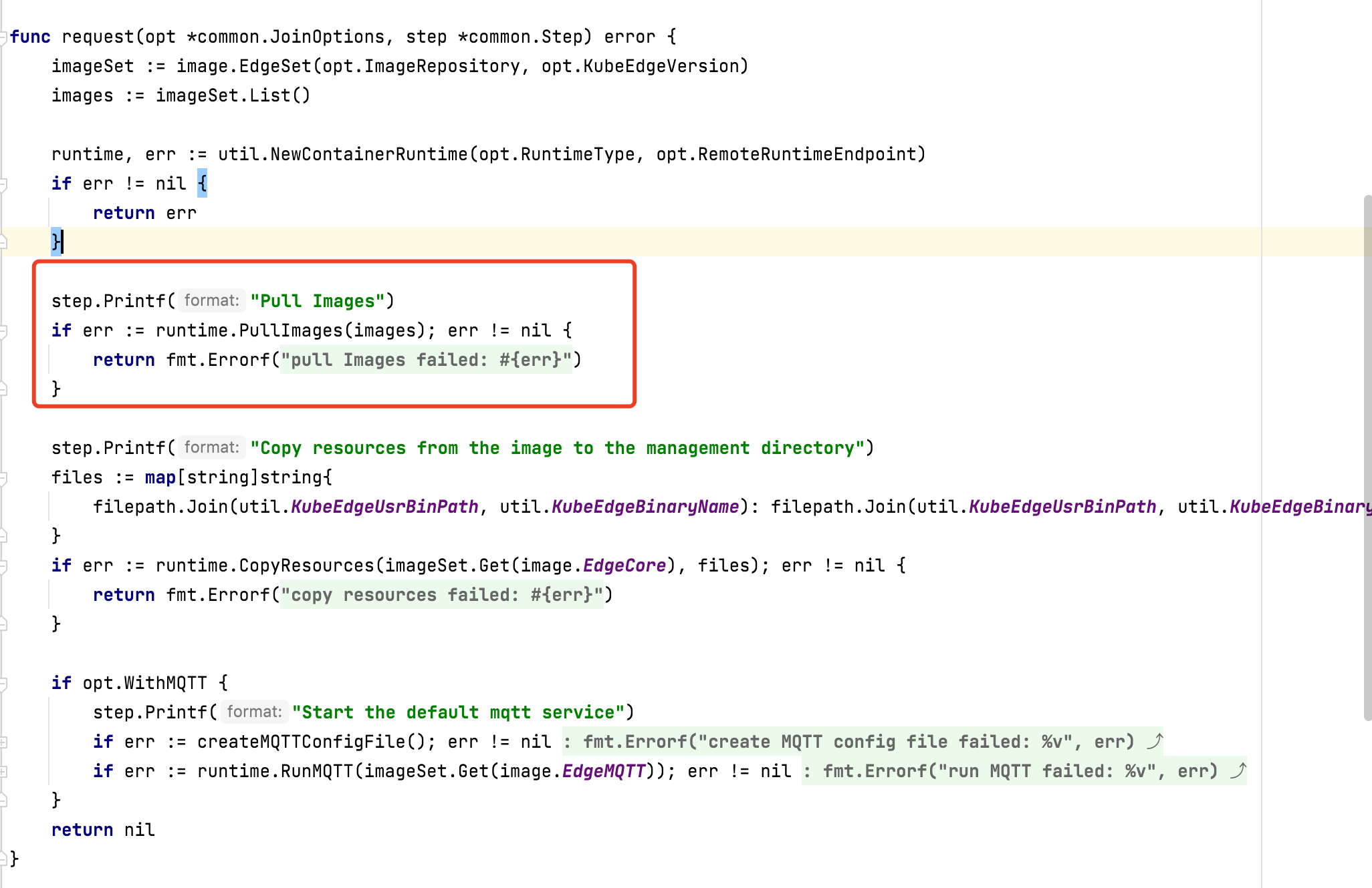 Use --with-mqtt =false, but will still pull related images · Issue ...