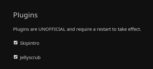 Add support for Intro Skipper and Jellyscrub plugins · Issue #300 · jellyfin/jellyfin-media ...