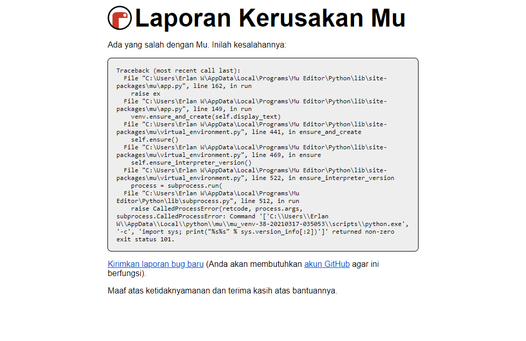 Crash Report · Issue #1367 · mu-editor/mu · GitHub