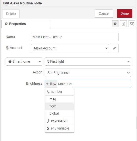 Generic lamp node: use variables to set values · Dirnei node-red-contrib-zigbee2mqtt-devices ...