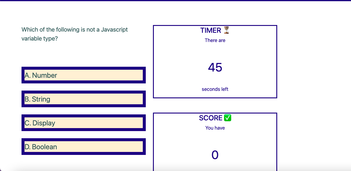 GitHub - kjnb-0/timed-javascript-quiz