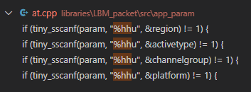 sscanf("%hhu") destroys memory · Issue #22 · Seeed-Studio/Wio_Tracker_1110_Examples · GitHub