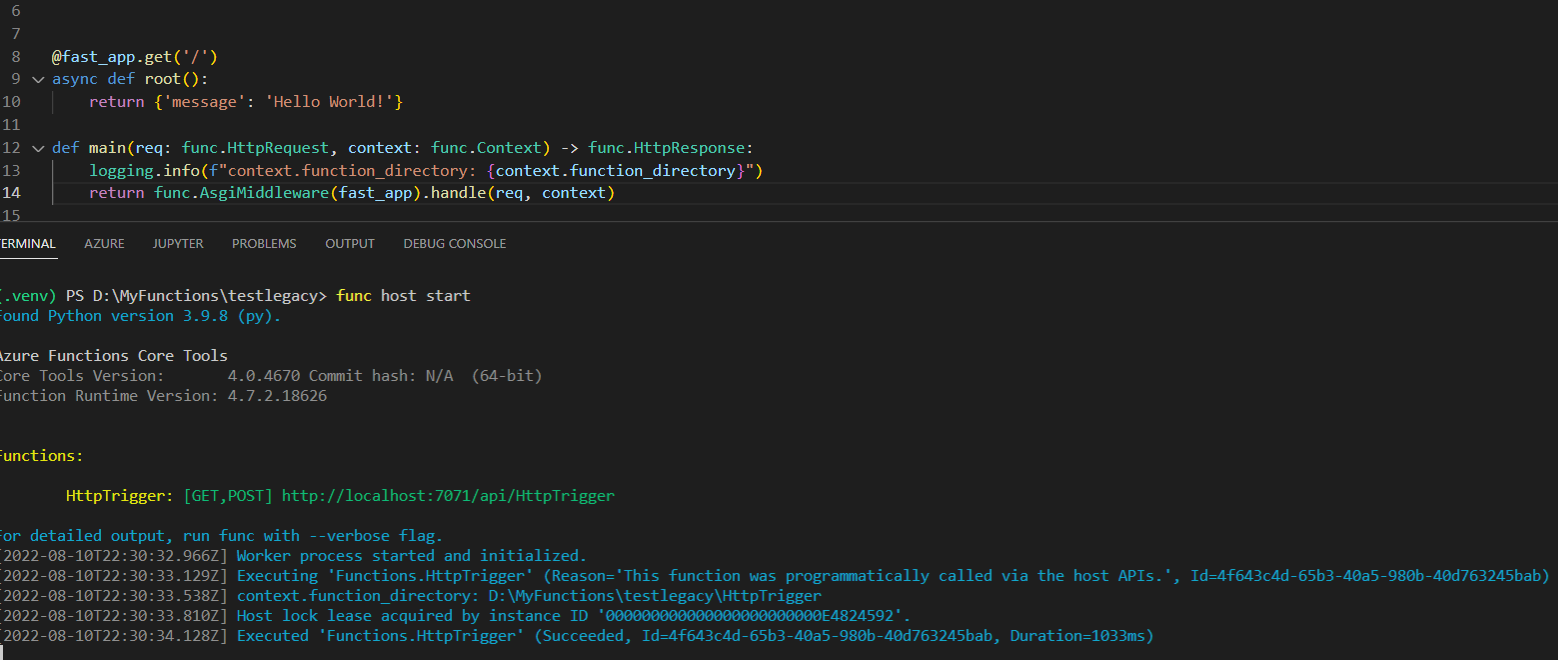 Get Request Context In Asgi Worker · Issue 1082 · Azureazure Functions Python Worker · Github
