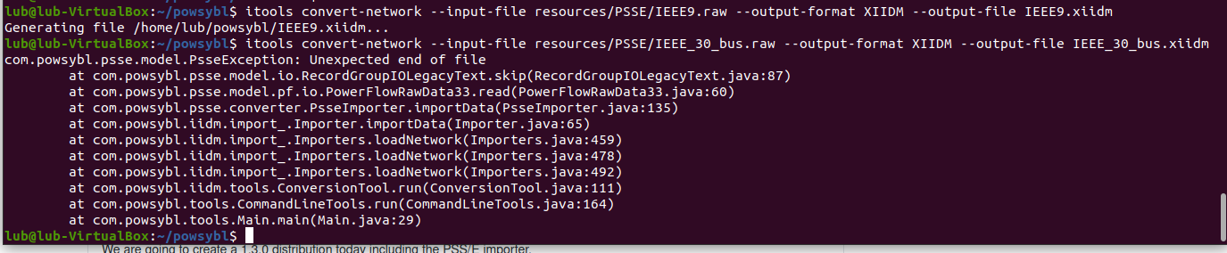 Empty XIIDM output file when converting network from UCTE · Issue #1725 · powsybl/powsybl-core ...