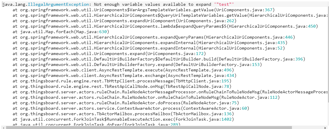 [Bug] Rule Chain rest api call node - curly brackets { } in URL params error · Issue #4666 ...