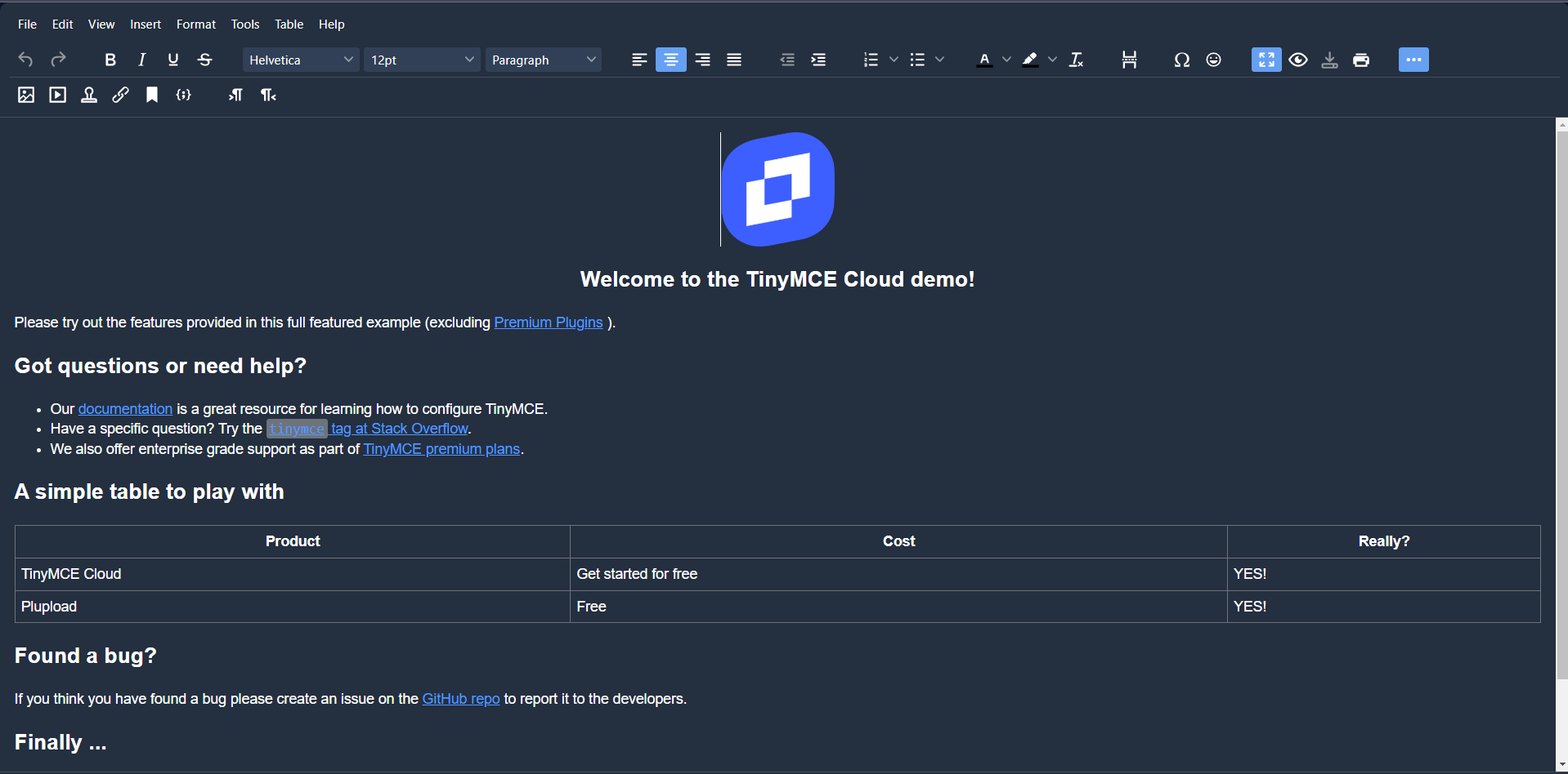 Hitting Enter Causes Screen To Jump · Issue 456 · Tinymce Tinymce React · Github