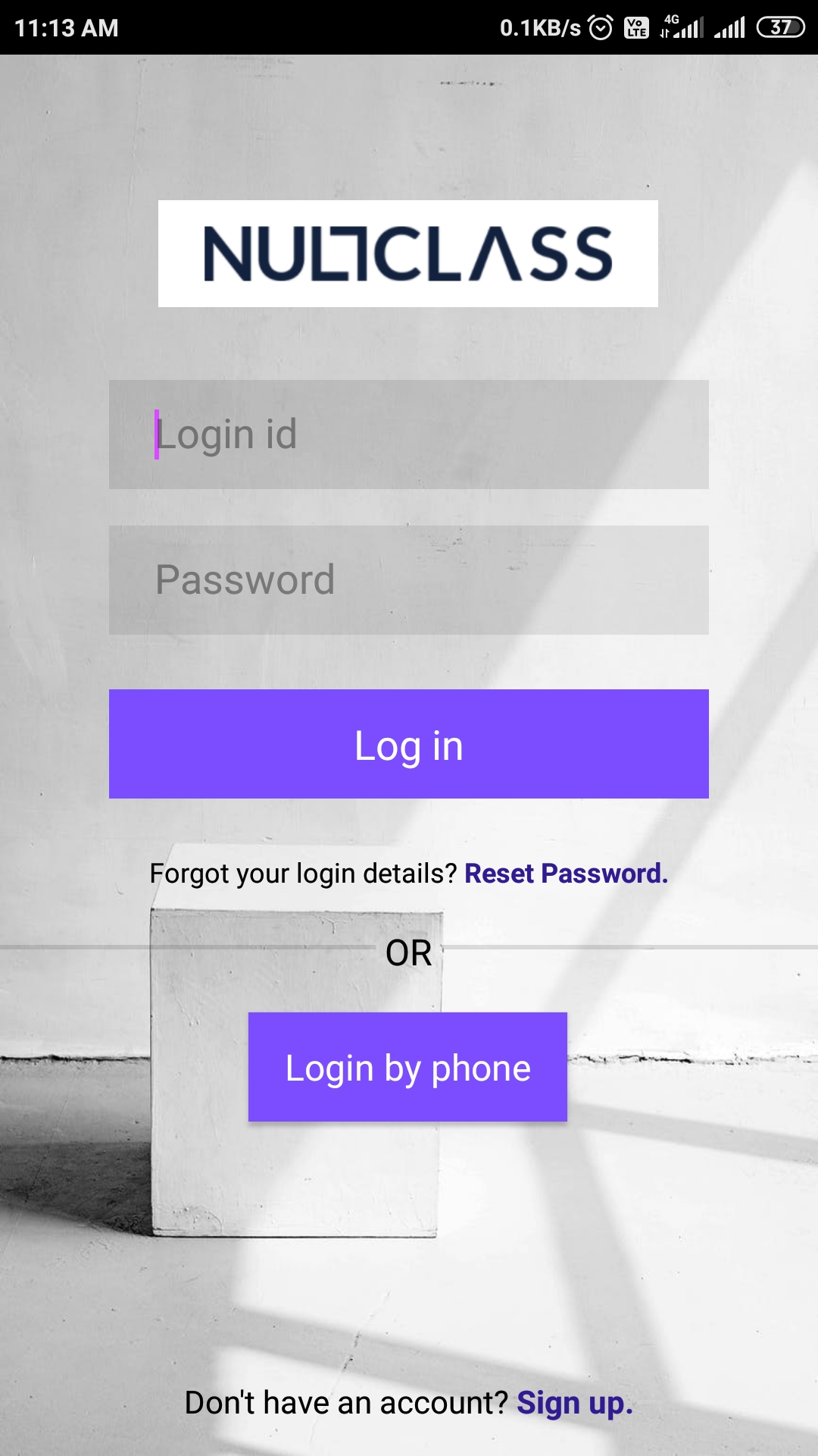 GitHub - sky-CSE/NullClass: An authentication app was asked from potential interns. Here is mine.