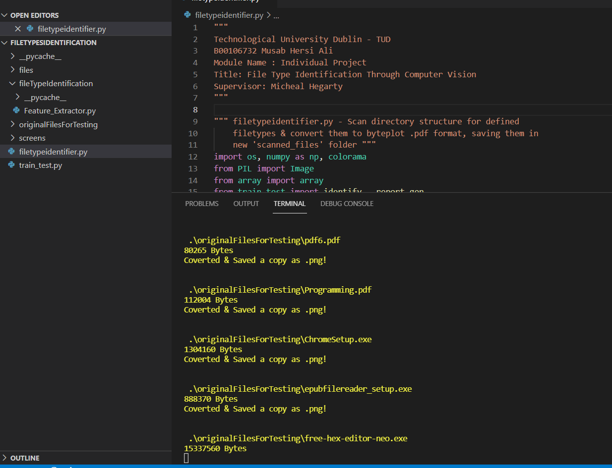GitHub - Musabhali/FileTypesIdentification: The tool scans a passed ...