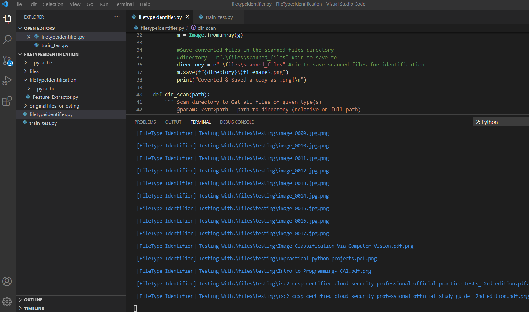 GitHub - Musabhali/FileTypesIdentification: The tool scans a passed ...