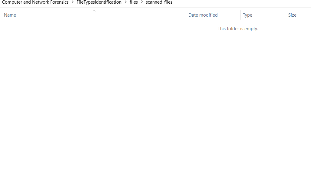 GitHub - Musabhali/FileTypesIdentification: The tool scans a passed ...