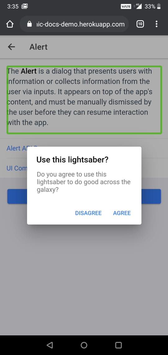 bug: Focus is not getting trapped for alert dialogue using talkback in ...