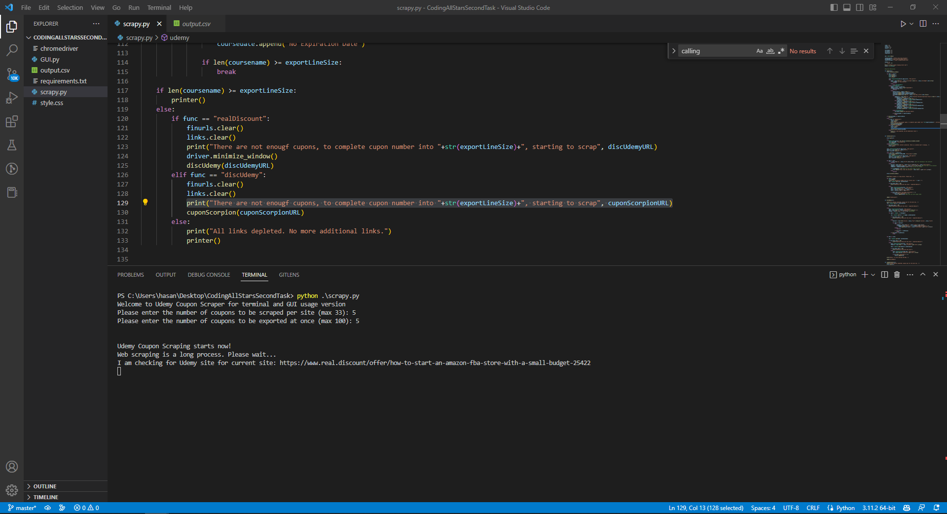 GitHub - hasan-kayan/Udemy_Coupon_Scrapper