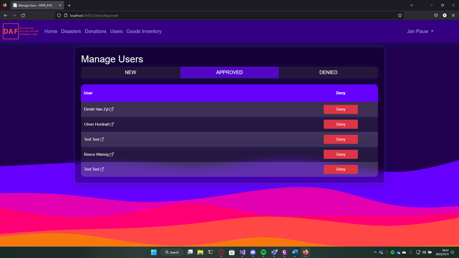 GitHub - JanPauw/DisasterAlleviationFoundation: Web App to keep track of Disasters World Wide ...