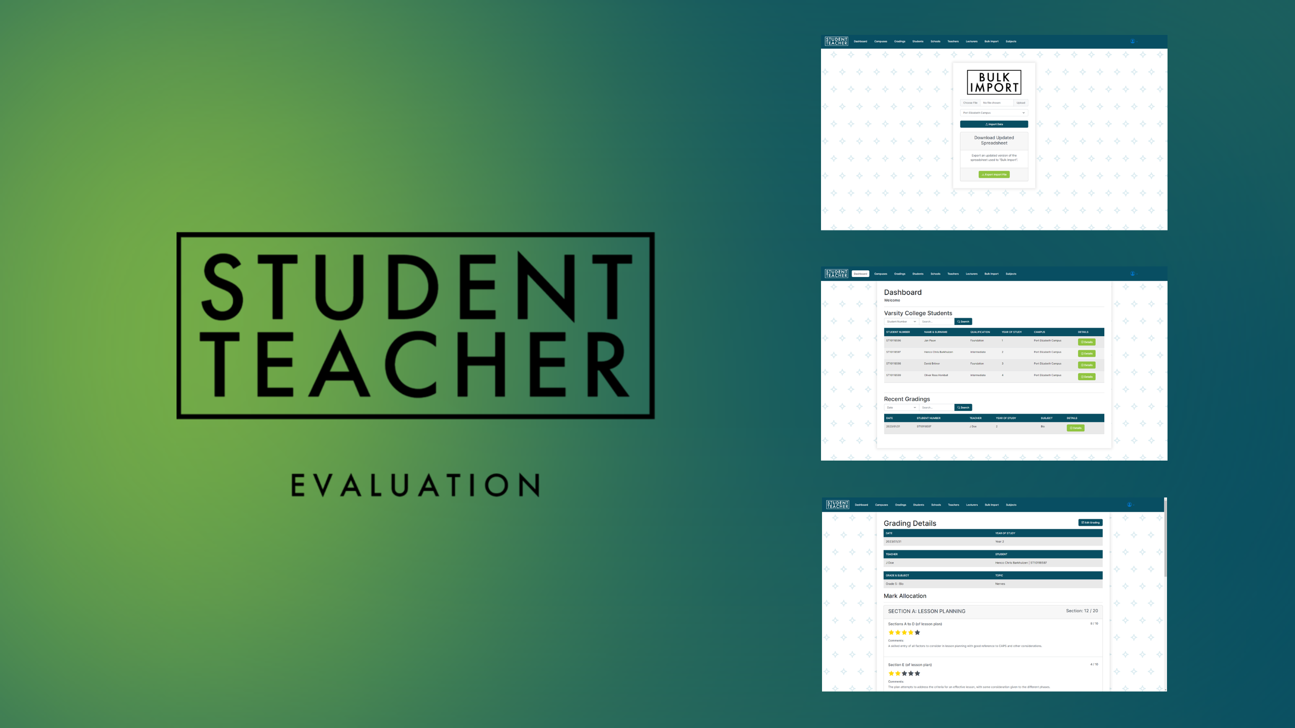 GitHub - JanPauw/StudentTeacher: A web app created to help Teachers and Lecturers grade ...