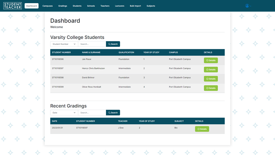 GitHub - JanPauw/StudentTeacher: A web app created to help Teachers and ...