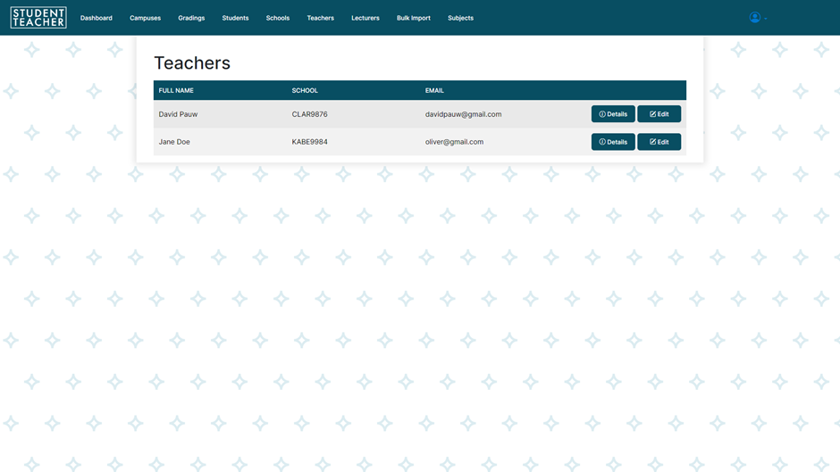 GitHub - JanPauw/StudentTeacher: A web app created to help Teachers and Lecturers grade ...