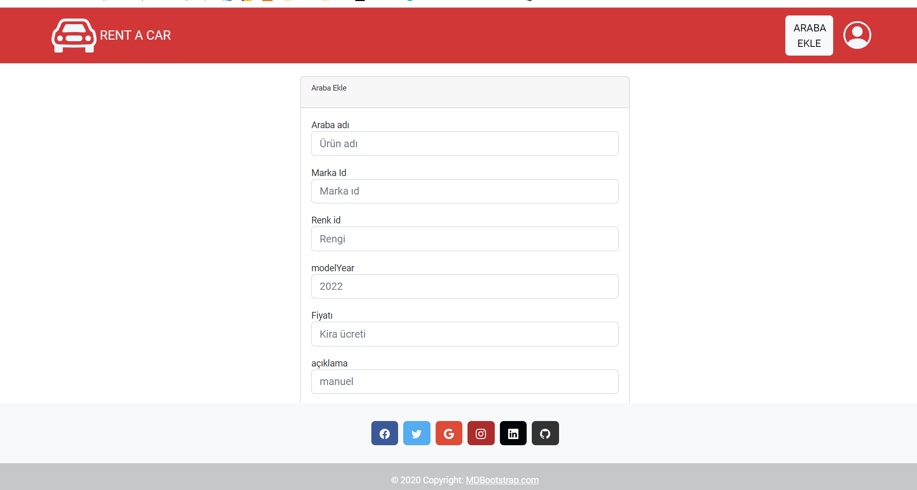 GitHub - bugrahanali/RentaCar-Frontend