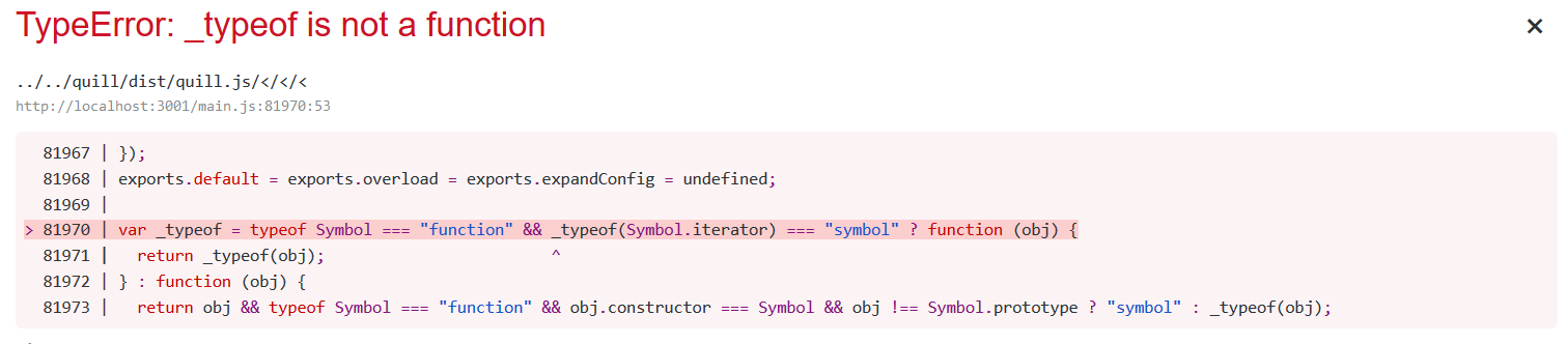 [v6 Beta 22] Uncaught Typeerror Typeof Is Not A Function · Issue 776 · React Static React