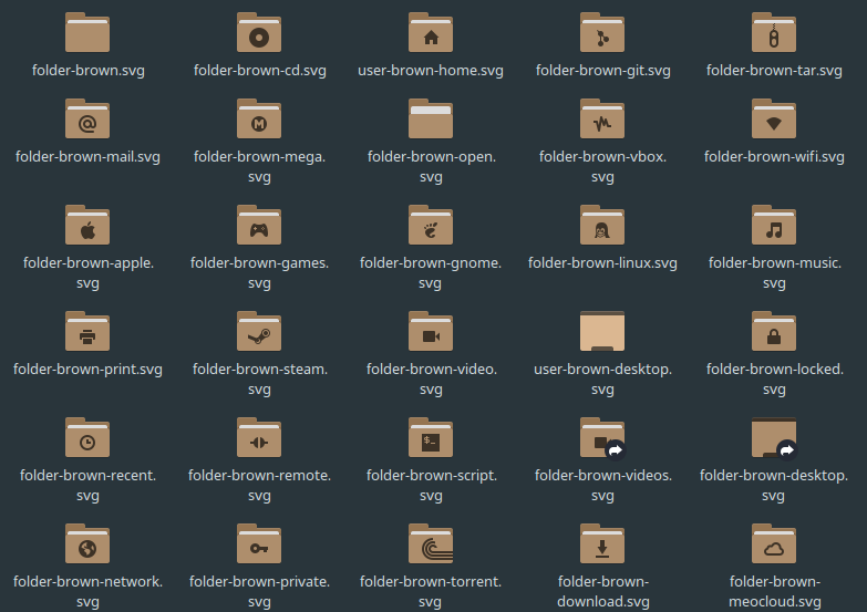 [request] Folder colors: Adwaita · Issue #955 · PapirusDevelopmentTeam ...