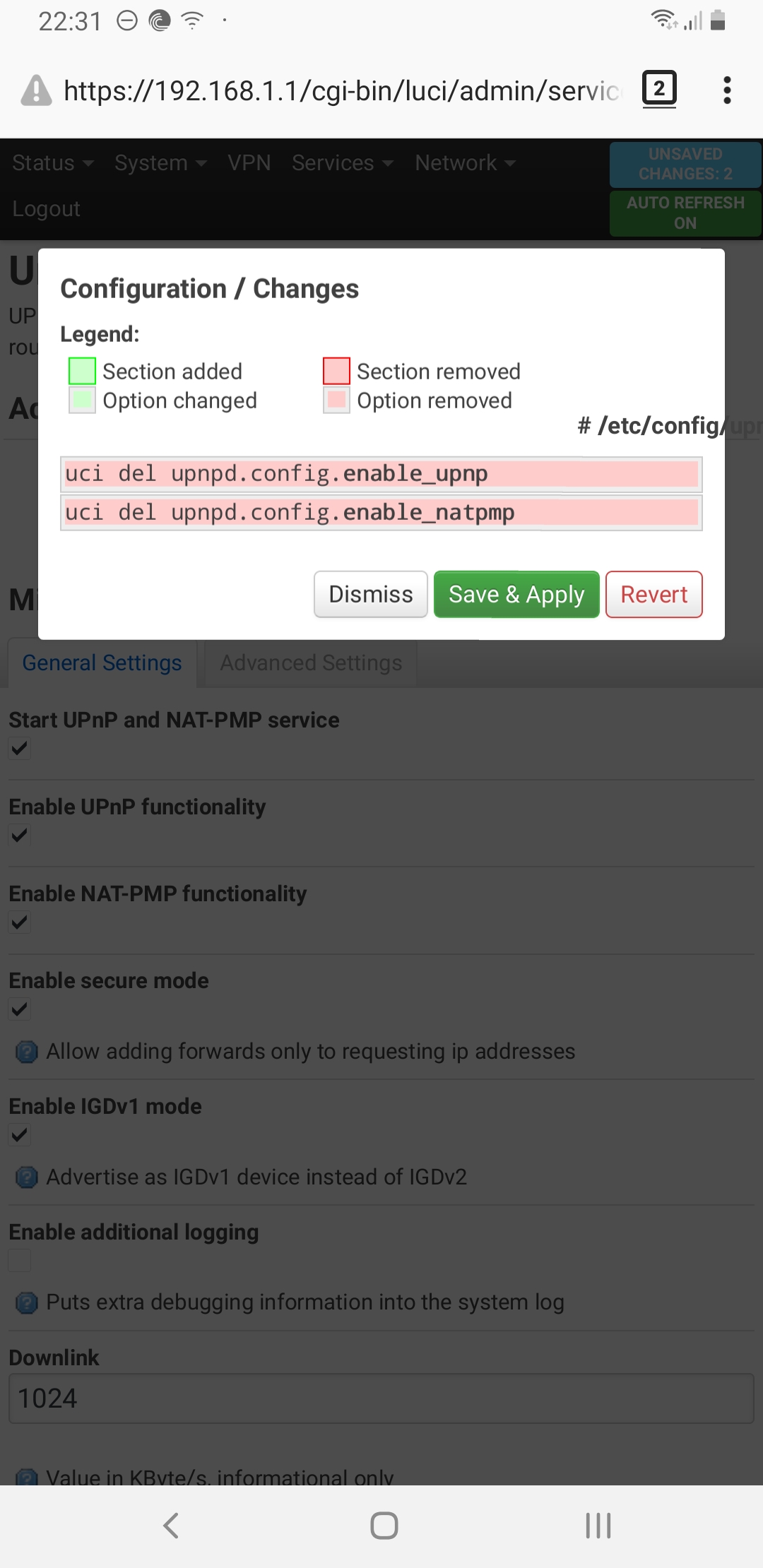 UPnP Not Working 19.07+ · Issue #3471 · openwrt/luci · GitHub