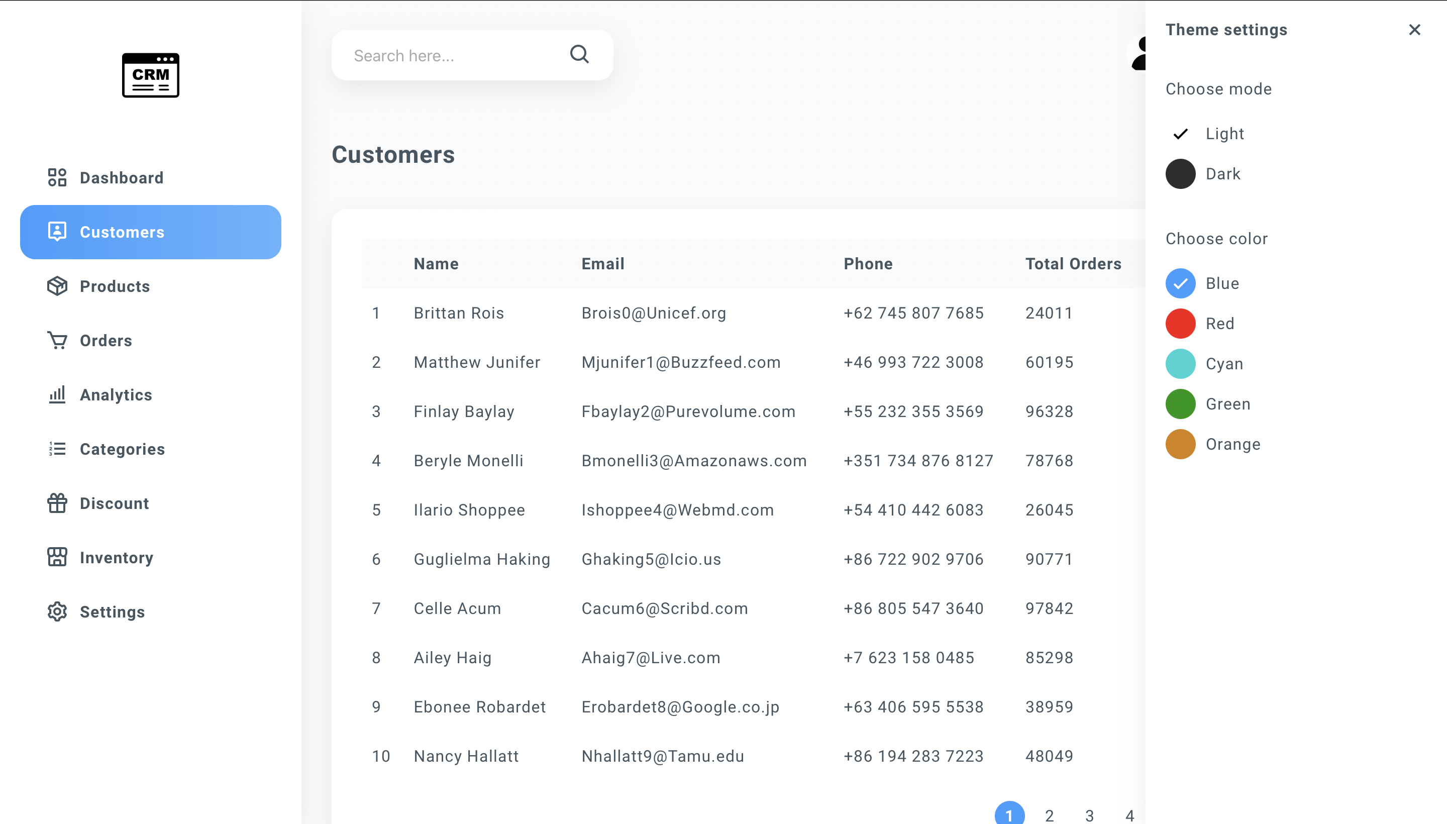 GitHub - Fresh-static-snow/react-beautiful-admin-panel: CRM Panel with ...