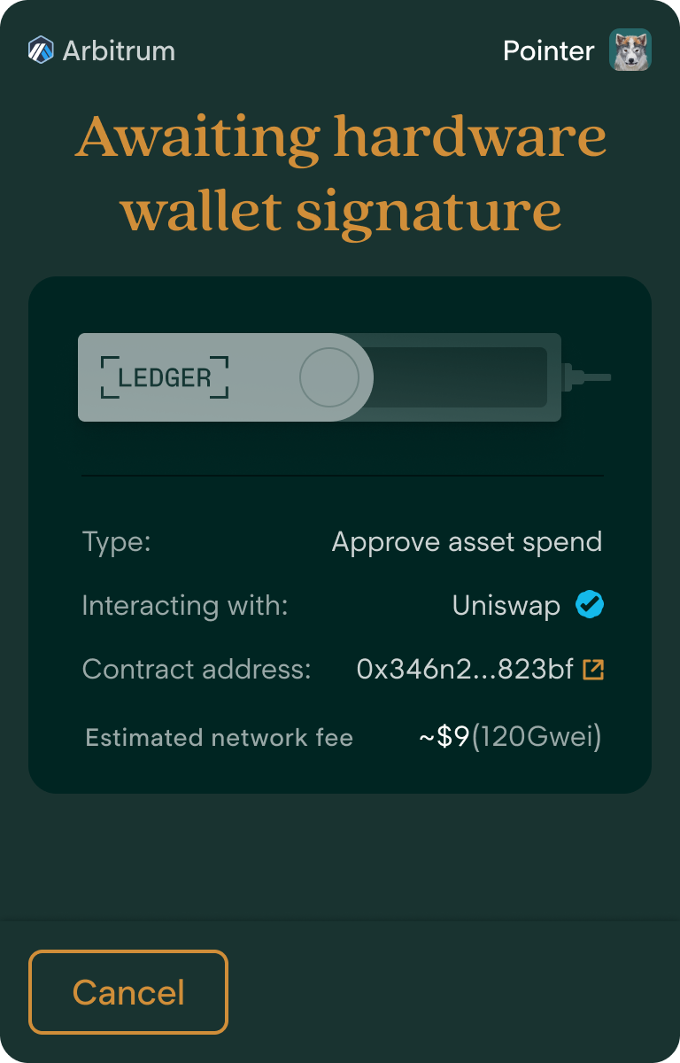 Sign with Ledger · Issue #815 · tahowallet/extension · GitHub